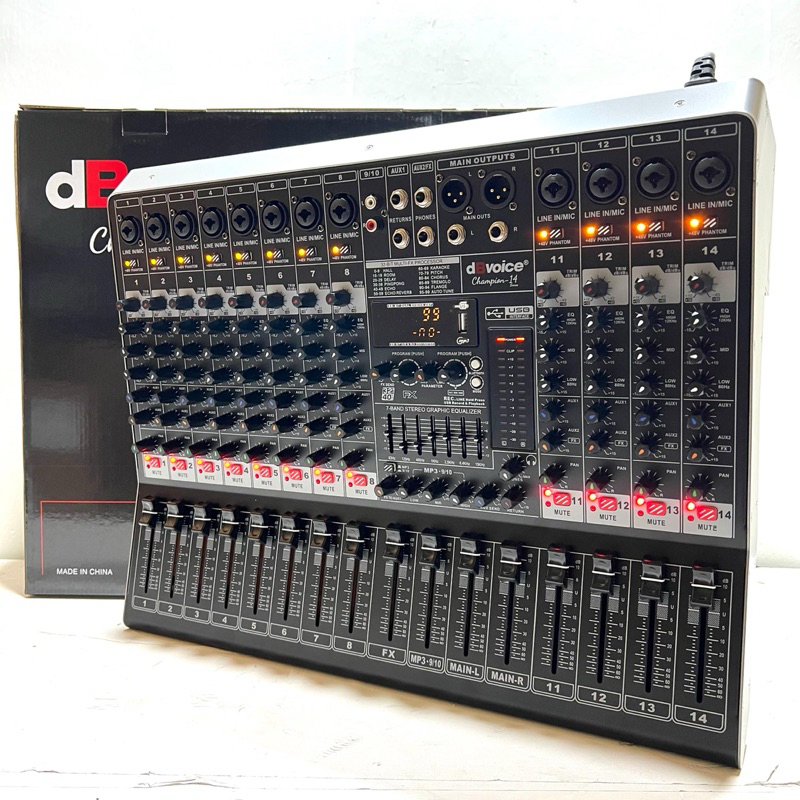 Jual Mixer dB Voice Champion 14 Original 14 Channel dbvoice Champion14 ...