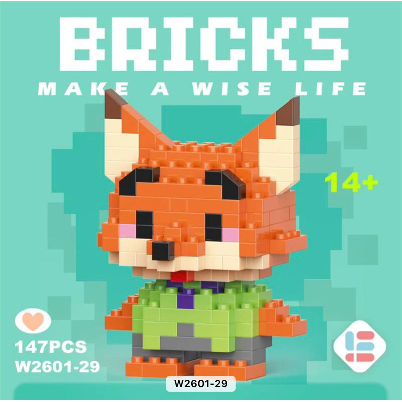 Jual [PSS] NANO BLOCK / NANO BRICKS MAINAN BALOK SUSUN KARAKTER ...