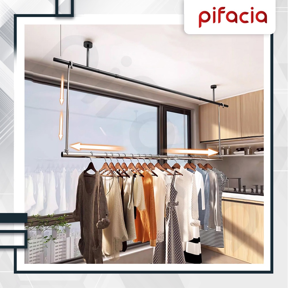 Jual Jemuran Gantung Balkon Kanopi Plafon Atap Instan Portable Lipat ...