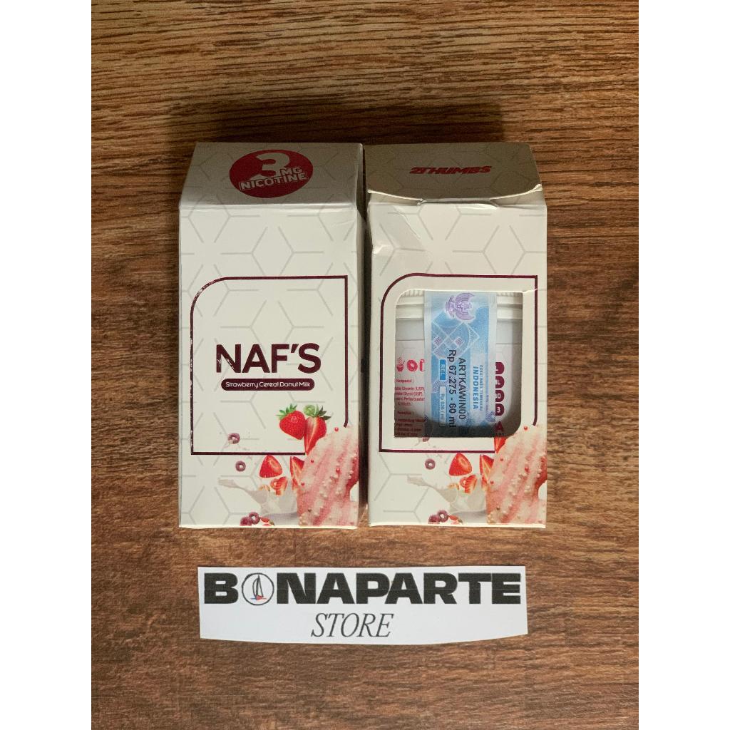 Jual LIQUID NAFS V1 3MG 60ML STRAWBERRY CEREAL DONUT MILK CUKAI 2024 ...