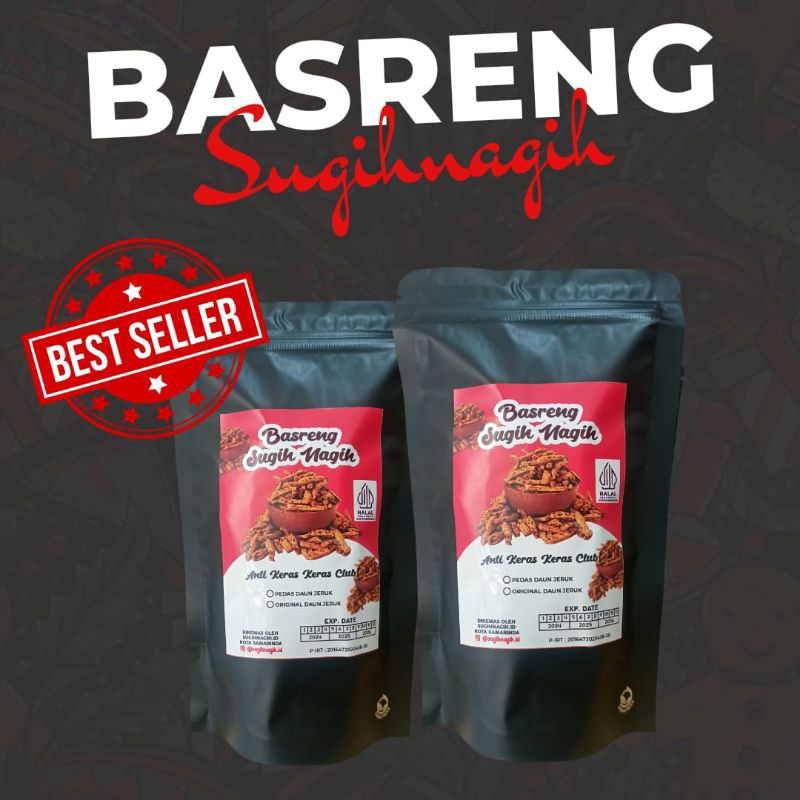 Jual BASRENG I Basreng Original gurih Daun jeruk Kemasan Pouch | Shopee ...