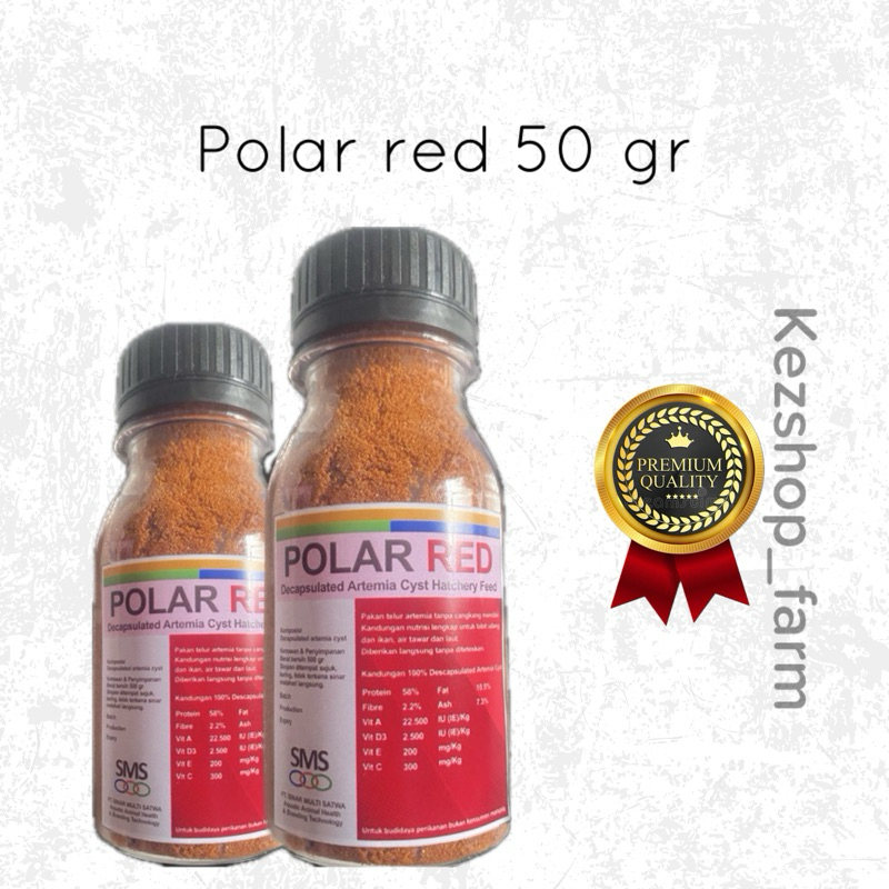 Jual Polar red / Artemia instan import kemasan 50 gr | Shopee Indonesia