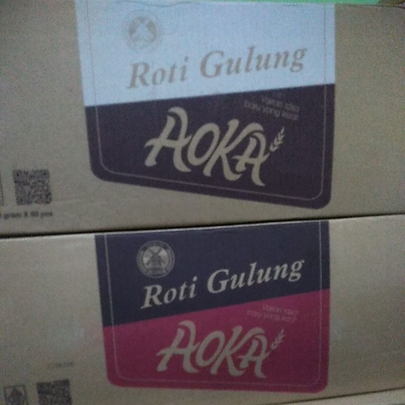 Jual ROTI GULUNG AOKA 1DUS - Netto 60gr ROTI GULUNG AOKA COKLAT KEJU ...