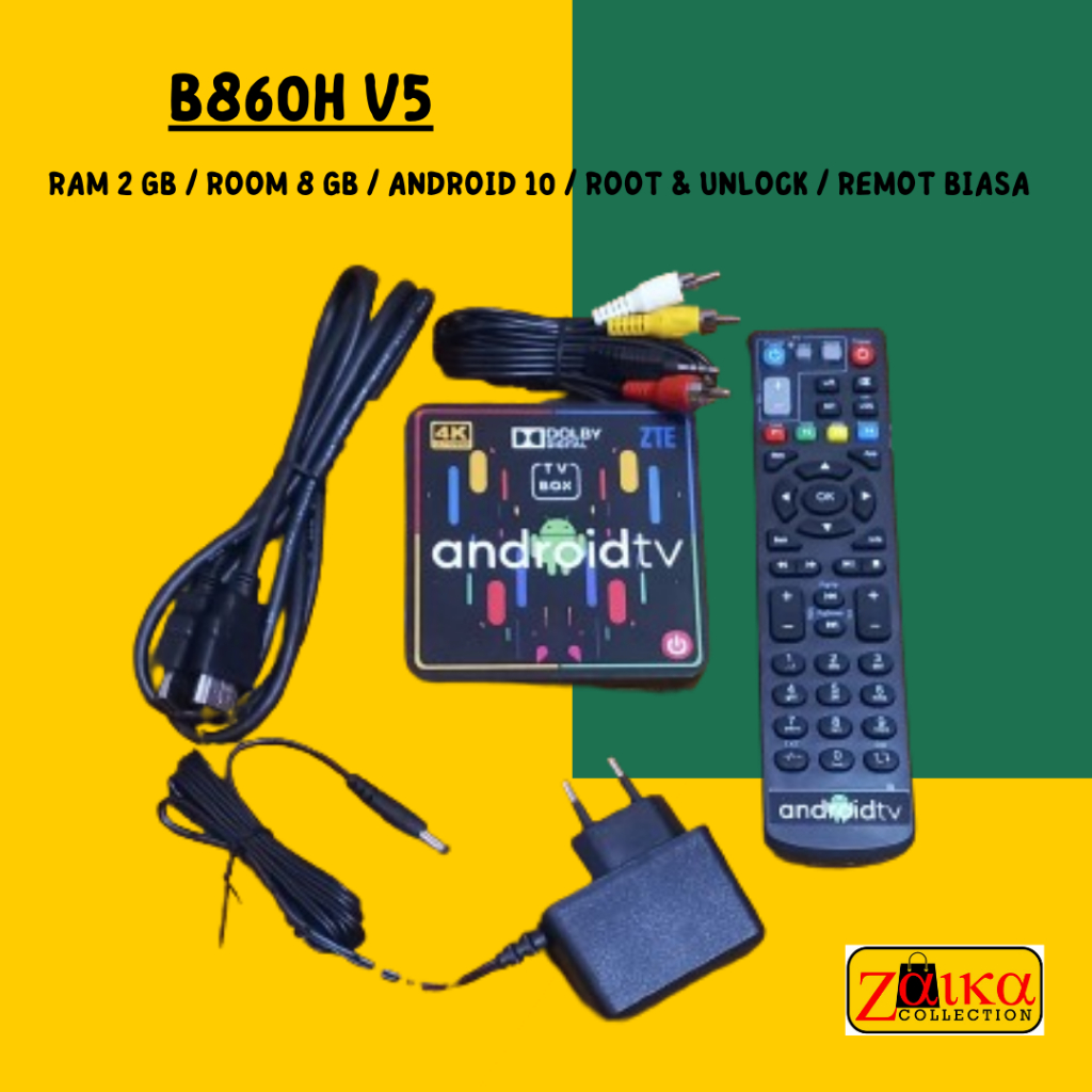 Jual Android TV Box B860H V5 / 2GB/8GB / ROOT UNLOCK / REMOTE BIASA / HDMI | Shopee Indonesia