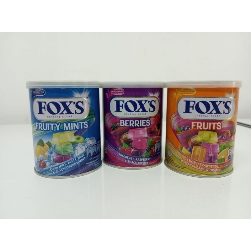 Jual permen fox's kaleng 180gr | Shopee Indonesia