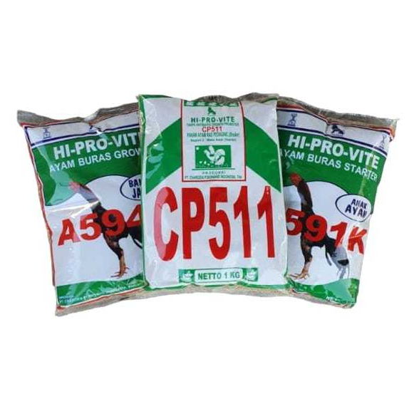Jual Voer pakan ayam 511 591 594 kemasan 1kg | Shopee Indonesia