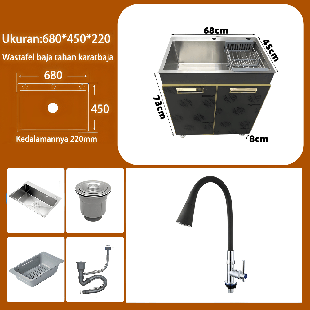 Jual Kitchen Set Aluminium Aluminium Kitchen Set Wastafel Westafel Set ...