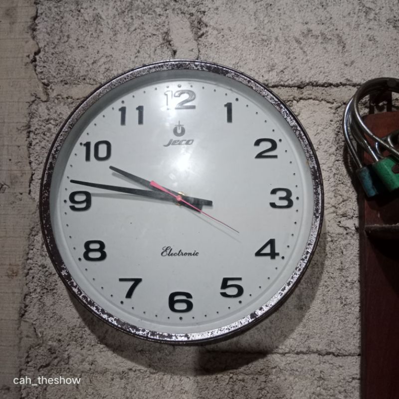 Jual JAM DINDING MEREK JECO ELECTRONIC MADE IN JAPAN ORIGINAL | Shopee ...