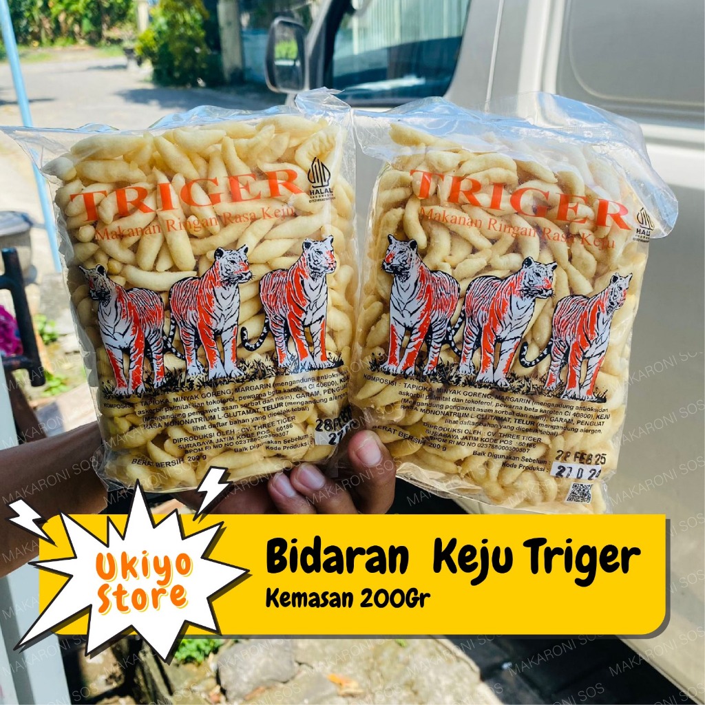 Jual UKIYO | Bidaran Keju Triger Telor Gabus Cemilan Snack Gurih ...