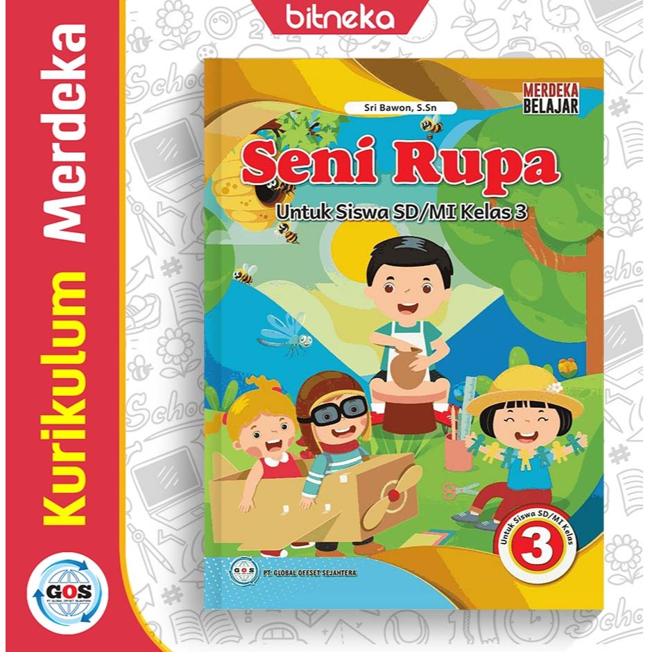 Jual Buku Siswa Seni Rupa SD/MI Kelas 3 Kurikulum Merdeka - GOS | Shopee Indonesia