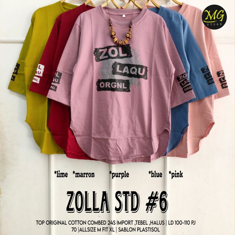 Jual ZOLLA STD#6 FASHION ATASAN WANITA TERBARU DENGAN MATRIAL CATTON ...