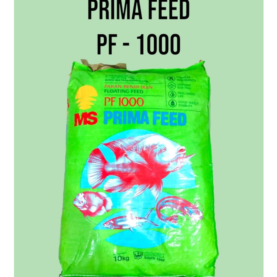 Jual Produk Istimewa 1 KG PRIMA FEED PF 1 PAKAN BIBIT IKAN HIAS IKAN ...