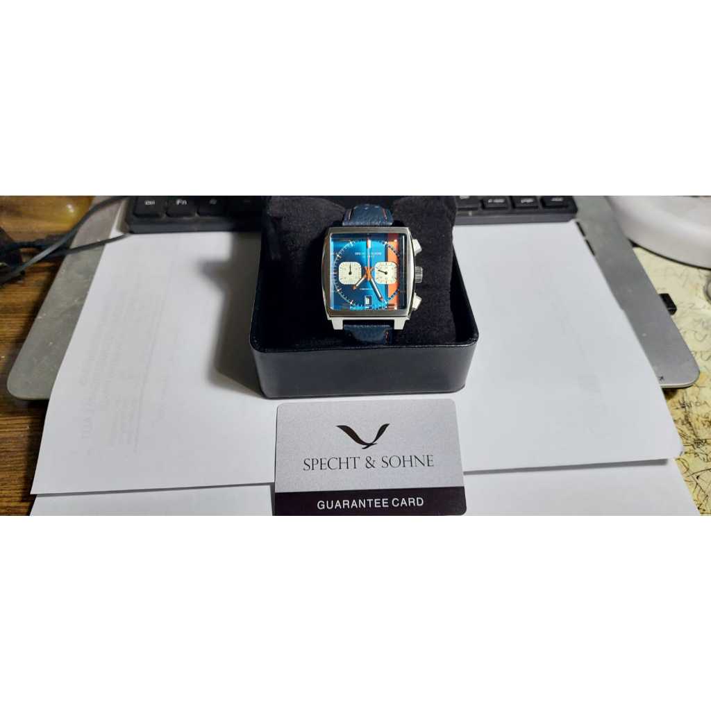 Jual Jam Tangan original Specht & Sohne SP0009-1 Chronograph Homage Tag ...