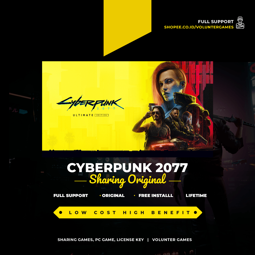Jual CYBERPUNK 2077 ULTIMATE EDITION + DLC PC ORIGINAL | Shopee Indonesia