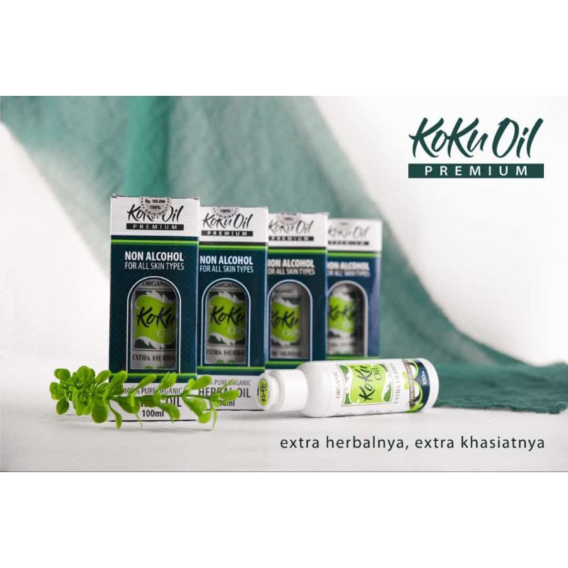 Jual KOKU OIL 100 ML EXTRA HERBALNYA EXTRA KHASIATNYA EXTRA ...