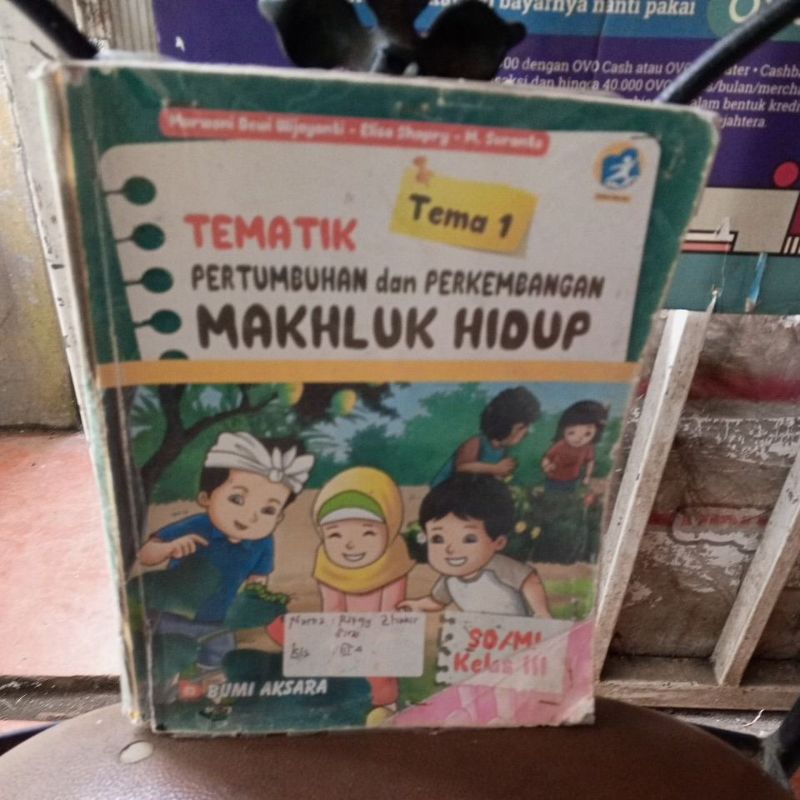 Jual BUKU TEMATIK TEMA 1 (PERTUMBUHAN DAN PERKEMBANGAN MAHLUK HIDUP) UNTUK SD KELAS 3 REVISI K13 ...