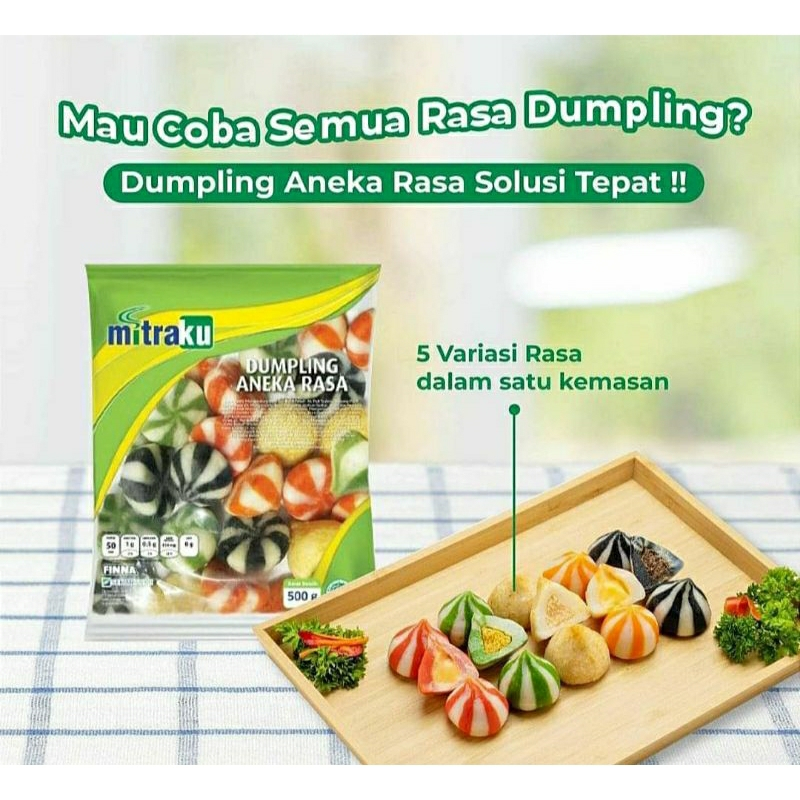 Jual MITRAKU DUMPLING ANEKA RASA 500GR | Shopee Indonesia
