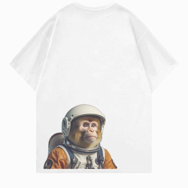 Jual KURU SPACE MONKEY Kaos Oversize Oversized Jepang Cotton 24s Gambar ...
