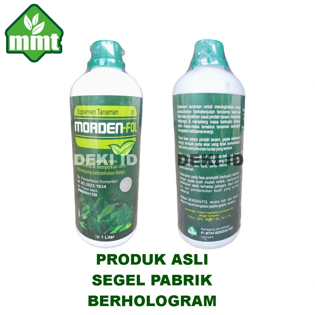 Jual Mordenfol 1 Liter Pupuk Cair Magnesium Pospat Morden Foll Fol ...