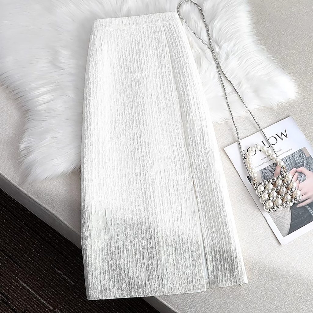 Jual 【boll.id】Rok Wanita Jumbo/Midi Korean Skirt/Rok Midi Wanita/Rok ...