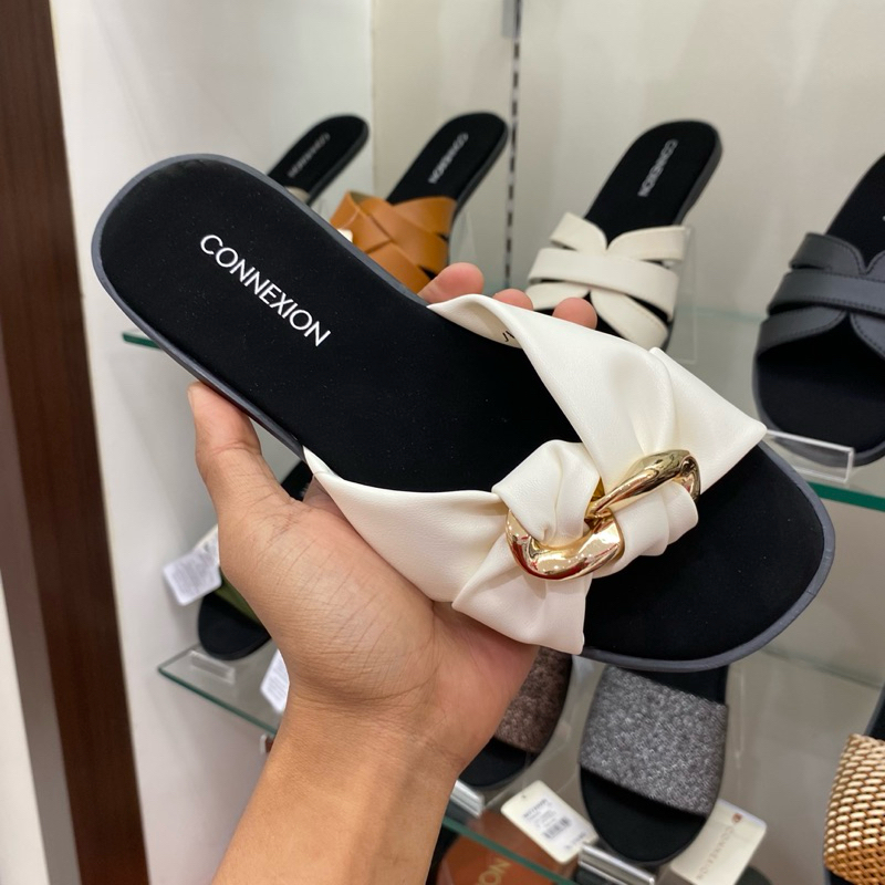 Jual Connexion sandal flat teplek super comfy mewah wanita 36-40 ...