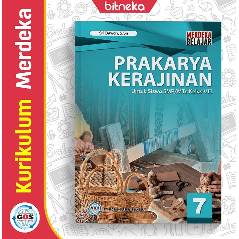 Jual Buku Siswa Prakarya Kerajinan SMP/MTs Kelas 7 Kurikulum Merdeka - GOS | Shopee Indonesia