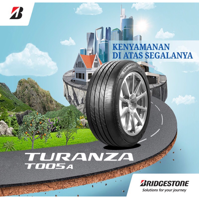 Jual ban mobil 235/50 r18 bridgestone turanza T005A ukuran 235 50 18 cocok untuk alphard ...