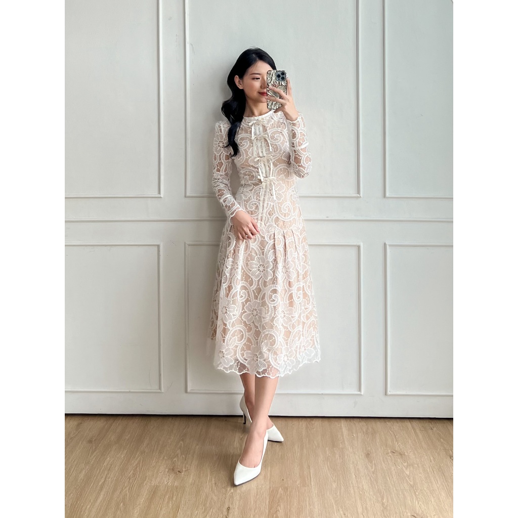 Jual DOLLA - Calypso Dress Elegant Korean Style Classy | Shopee Indonesia