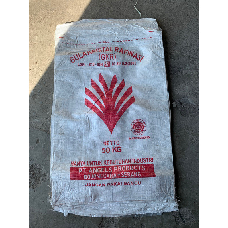 Jual Karung Bekas GULA RAFINASI 50 KG TIDAK KAKU Kondisi Bagus Layak ...