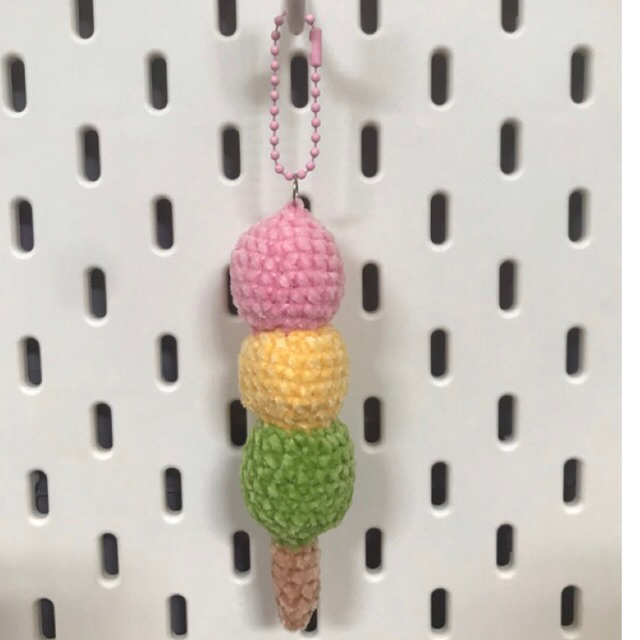 Jual Dango Crochet | Dango Keychain | Dango Crochet Keychain ...