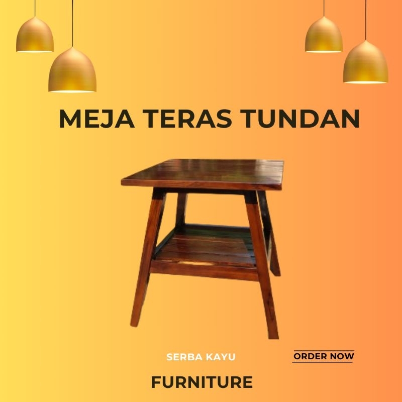 Jual meja teras minimalis meja teras kotak | Shopee Indonesia