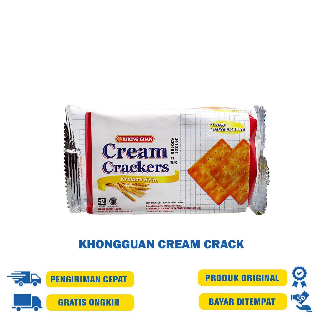Jual KHONGGUAN CREAM CRACK/COCOA PUFF/MALKIST CRACK | Shopee Indonesia