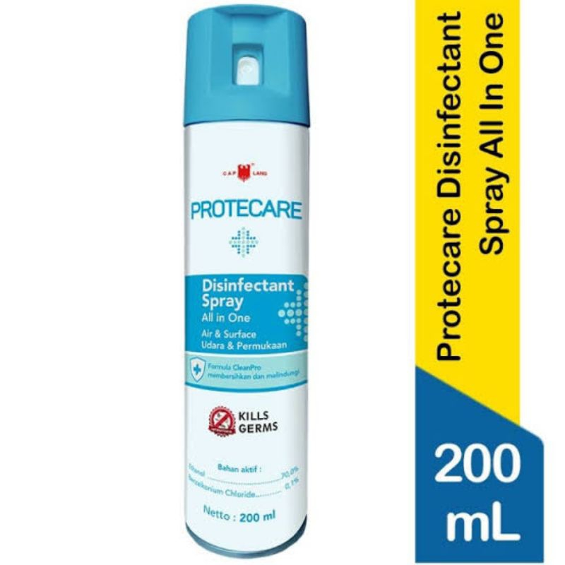 Jual CAP LANG Protecare Disinfectant Spray All in One | Shopee Indonesia