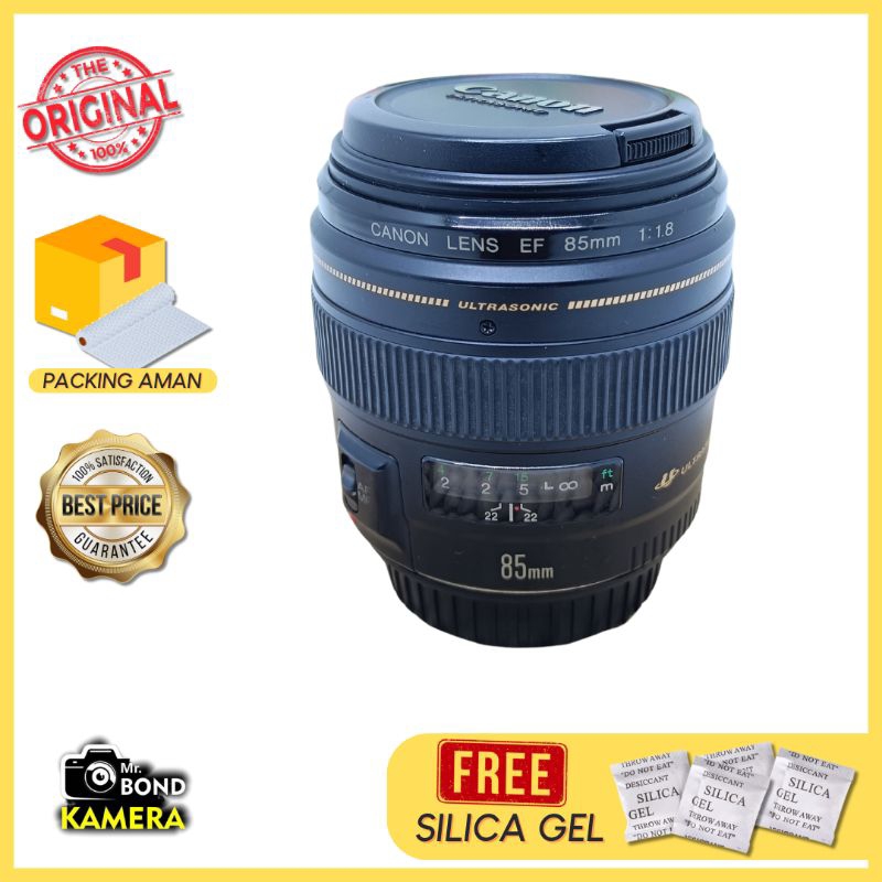 Jual LENSA FIX CANON 85MM F1.8 LIKE USM NEW SUPER BOKEH MURAH | Shopee Indonesia