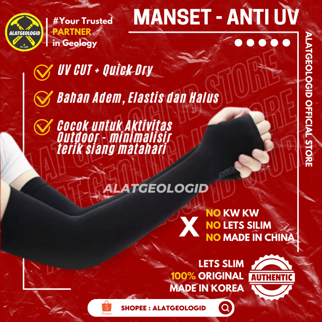 Jual Manset Tangan Lets Slim Handsock - for Unisex Outdoor Pelindung ...