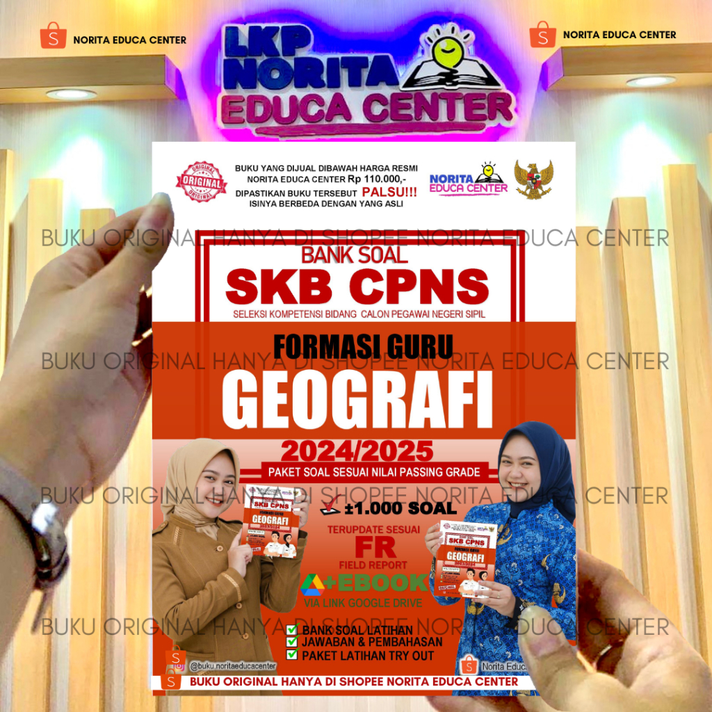 Jual BANK SOAL SKB CPNS FORMASI GURU GEOGRAFI | Shopee Indonesia