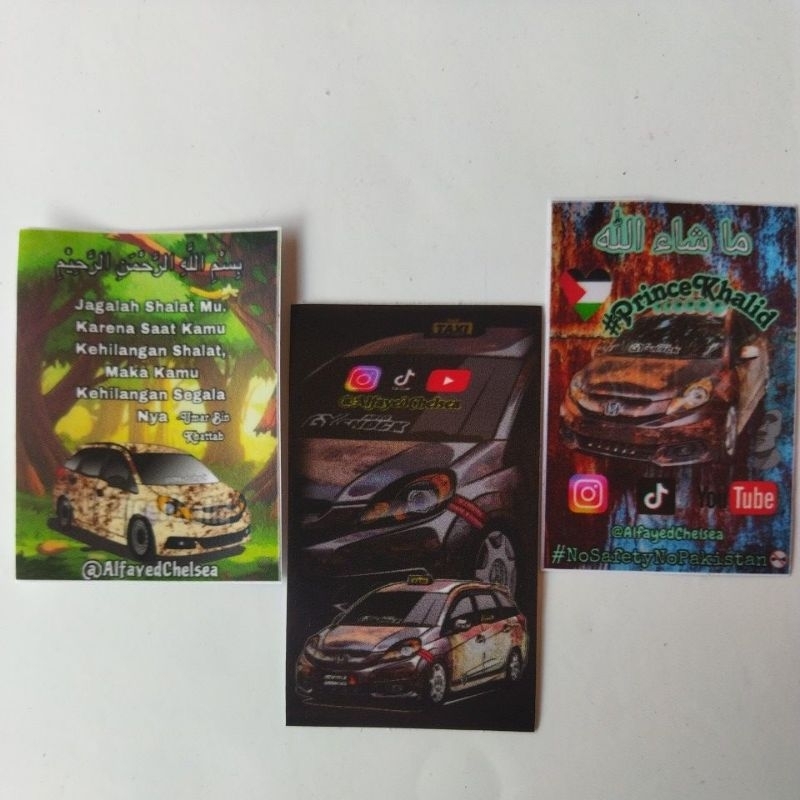 Jual Stiker paket Mobil karat isi 3 pcs | Shopee Indonesia
