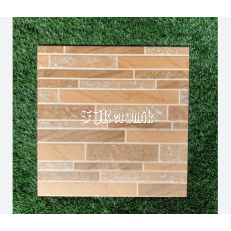 Jual Keramik 40x40 Mulia Esmeralda grigio/gold (motif batu alam susun ...