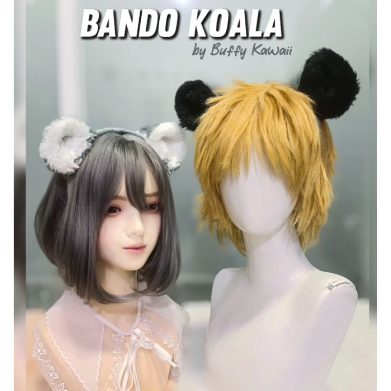 Jual Bando character ears animal koala bear cute beruang cosplay gils ...