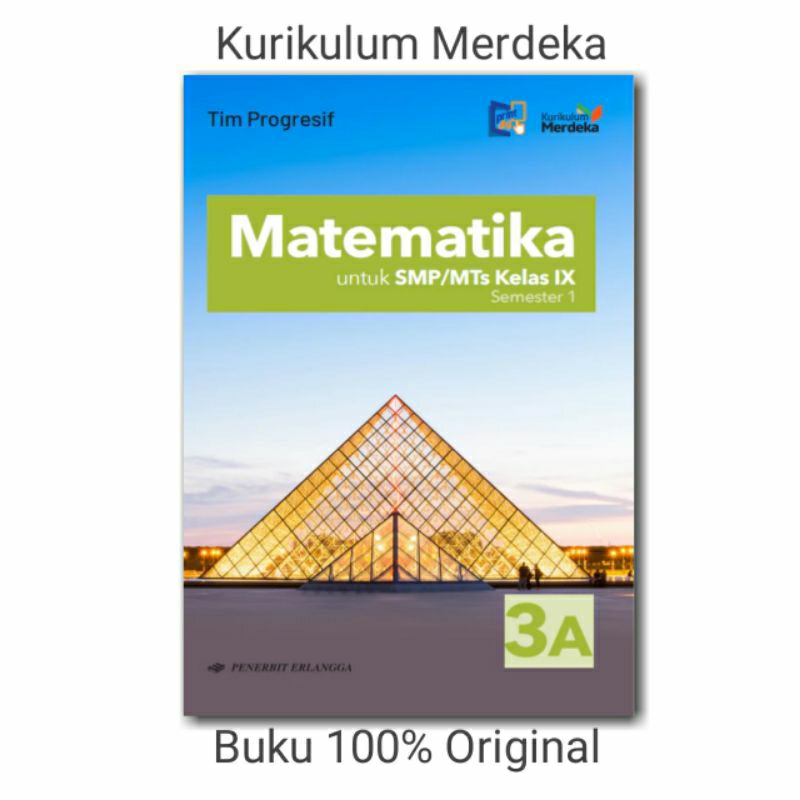Jual Matematika 3A Kelas 9 Smp Semester 1 Kurikulum Merdeka Erlangga ...
