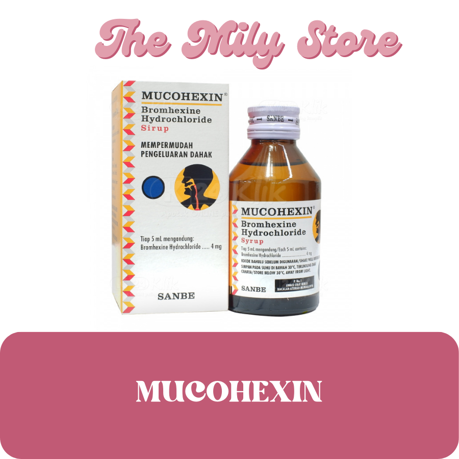 Jual Mucohexin Elixir sirup Bromhexin Pengencer Dahak | Shopee Indonesia