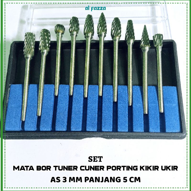Jual SET MATA BOR TUNER CUNER PORTING KIKIR UKIR BESI/ PISTON/ KAYU AS ...