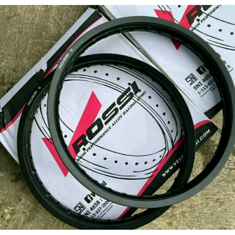 Jual velg v rossi 160-18 black sandy | Shopee Indonesia