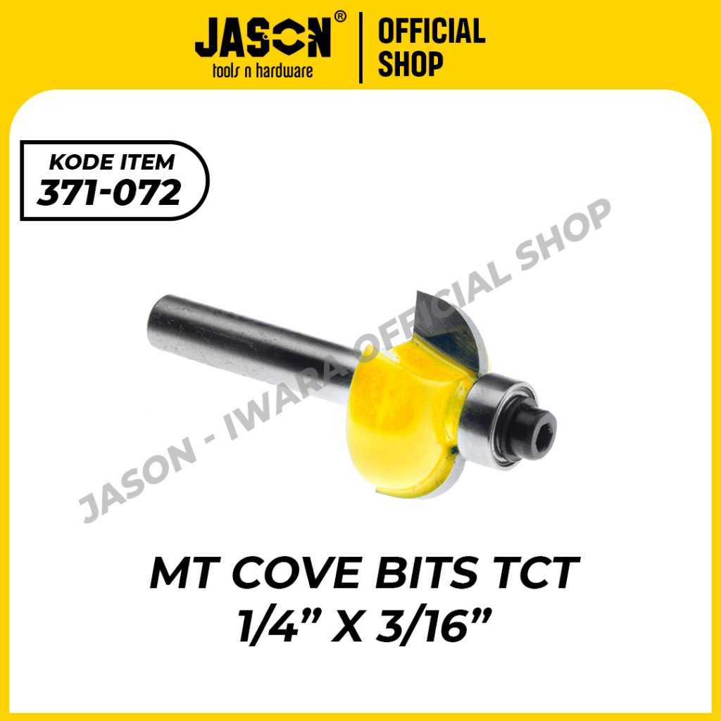 Jual Jason MT Cove Bits TCT | Mata Profil | Mata Router Trimer kayu ...