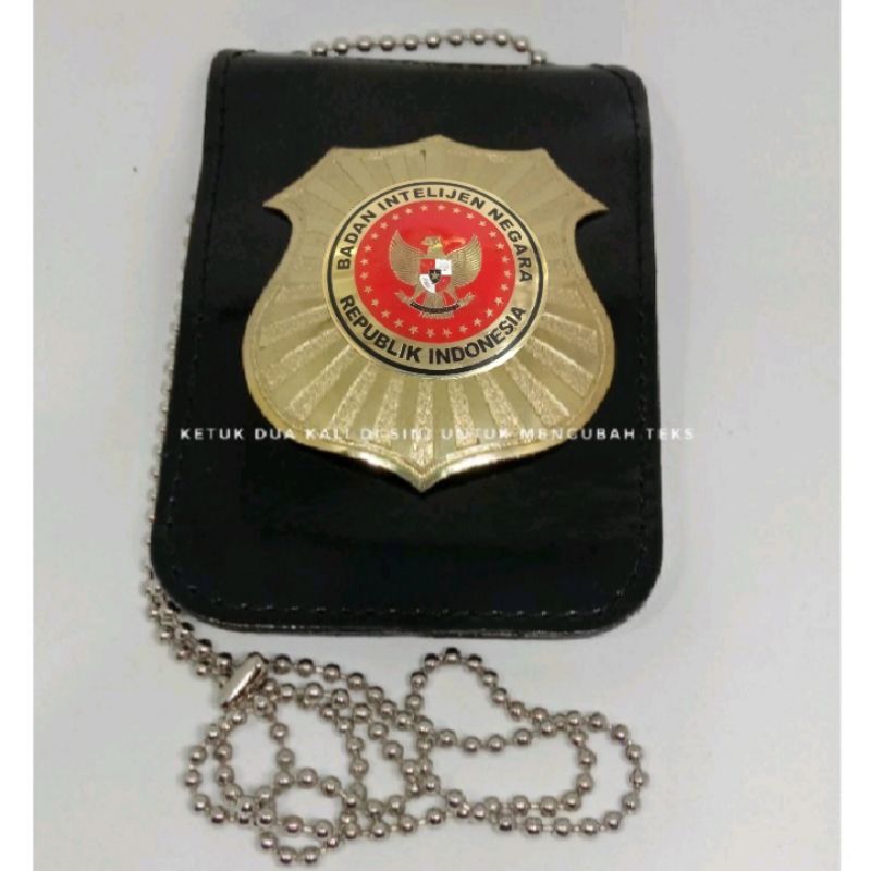 Jual Dompet Kulit KTA Lencana Badan Intelijen Negara (BIN) | Shopee ...