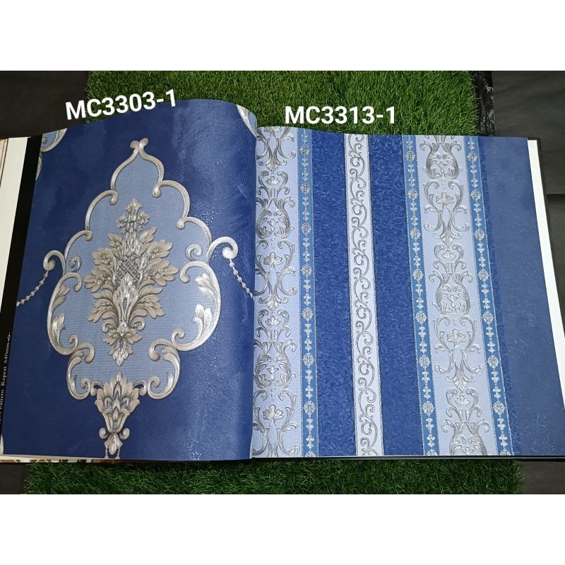 Jual Walpapper Terbaru Murah Berkualitas Motif Batik Minimalis Salur Lurus Tebal Berserat ...