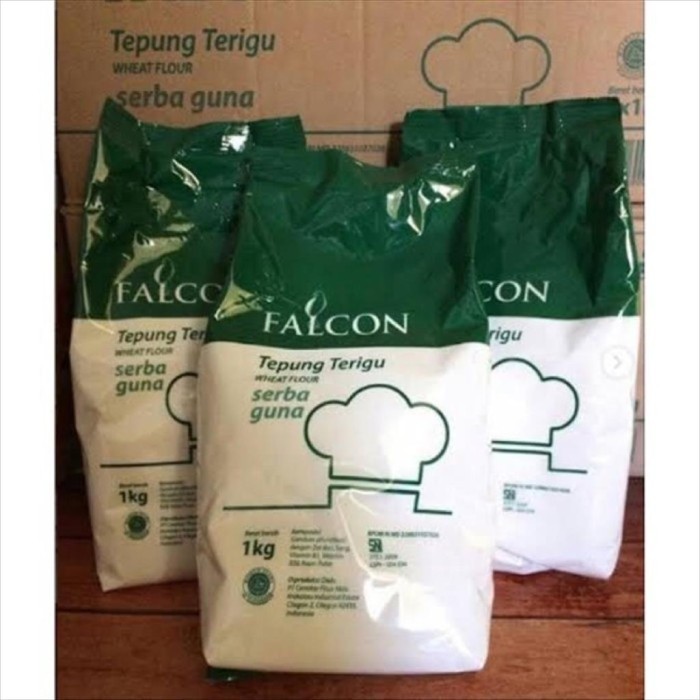 Jual Falcon Hijau Tepung Terigu 1kg - Terigu Serbaguna Seperti Segitiga ...