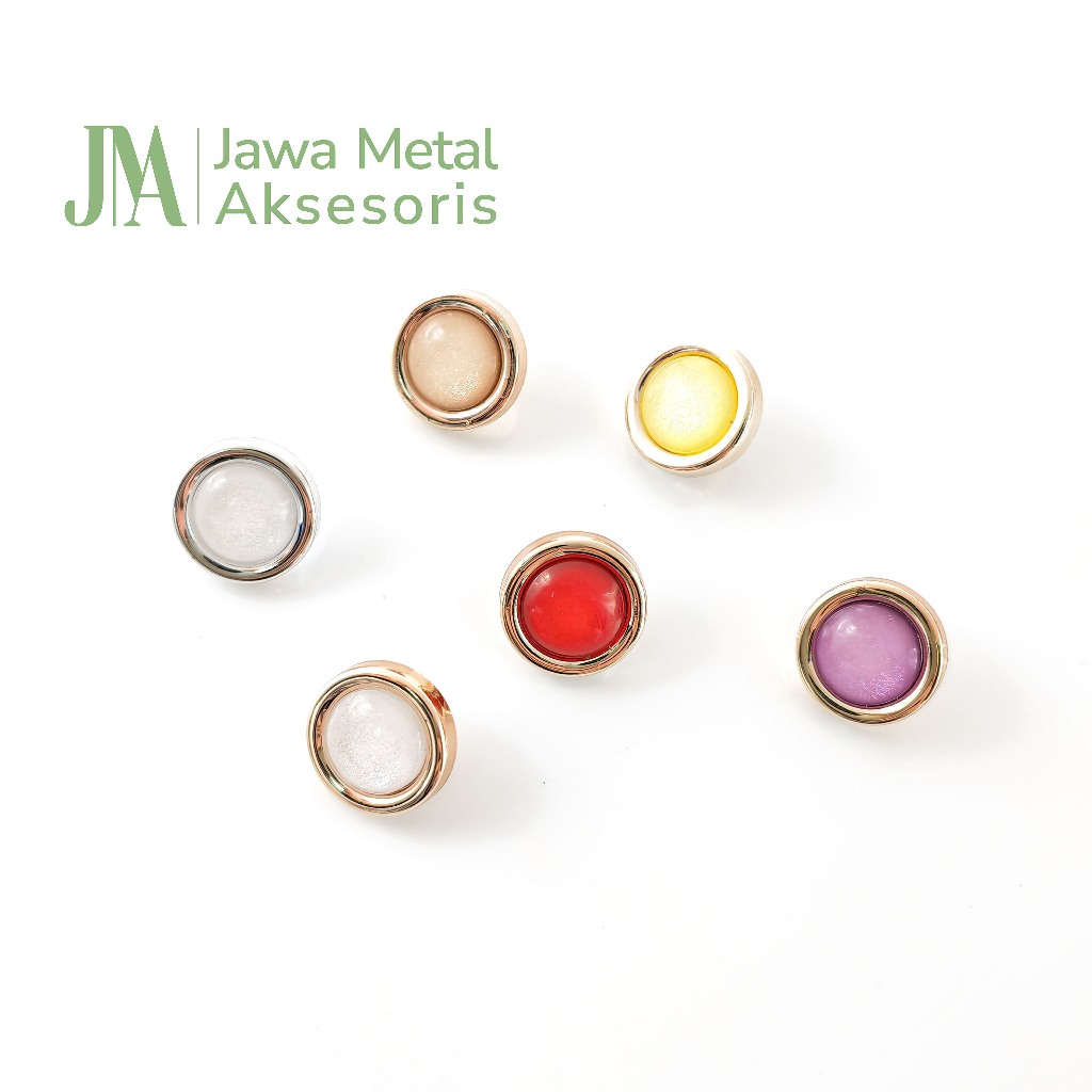 Jual Jawa Plastic Button Kancing Plastik Kecil Mungil 12.5mm Warna ...