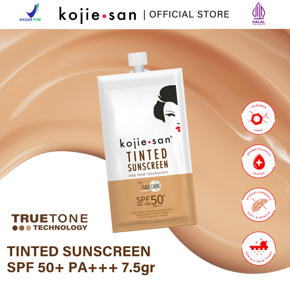 Jual KOJIE SAN Tinted Sunscreen SPF50+ PA+++ 7.5g | Shopee Indonesia