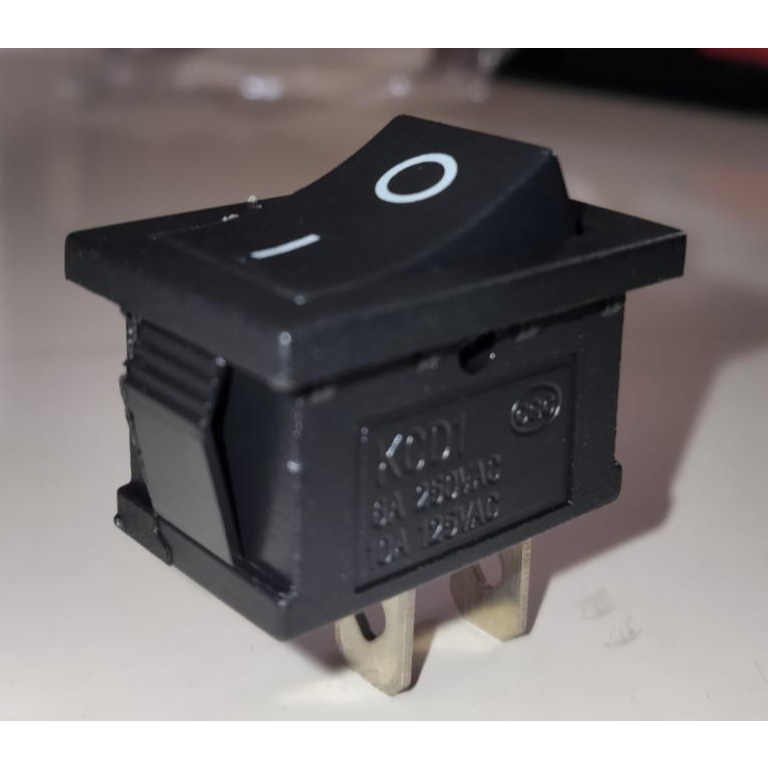 Jual ROCKER SWITCH 2P ON OFF DISPENSER HITAM | Shopee Indonesia